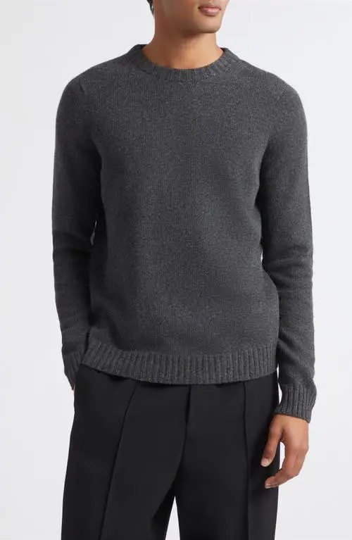 John Smedley Norfolk Sea Island Cotton Crewneck Sweater - Dark Ash