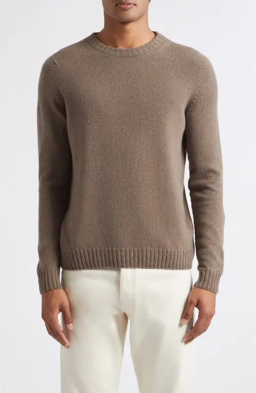 John Smedley Norfolk Sea Island Cotton Crewneck Sweater - Toast