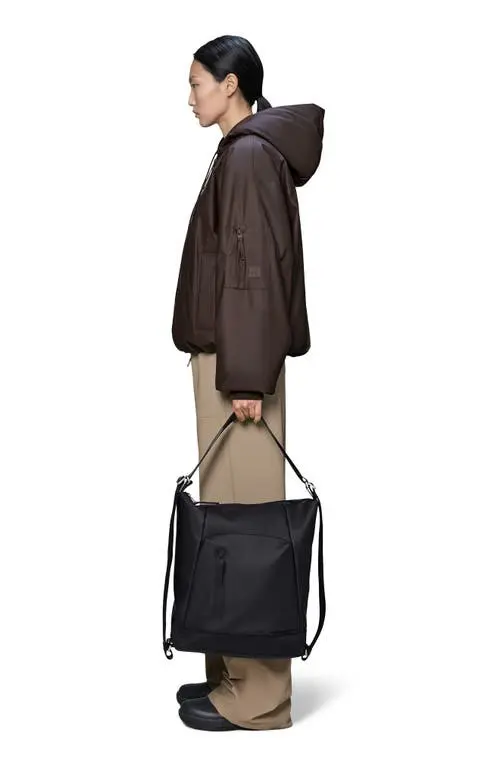 Rains Otaru Hobo Backpack - Black