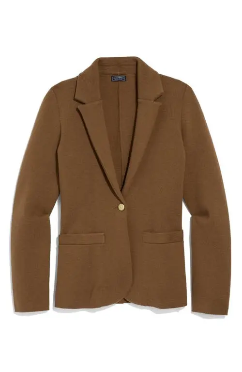 Vineyard Vines Merino Wool Blend Sweater Blazer - Coconut