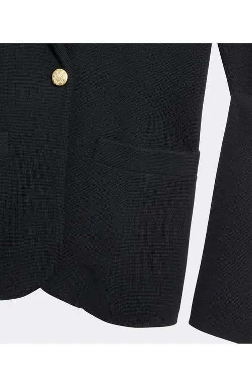 Vineyard Vines Merino Wool Blend Sweater Blazer - Jet Black