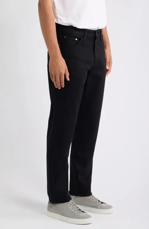 MAVI Zach Straight Leg Jeans - Black Feather