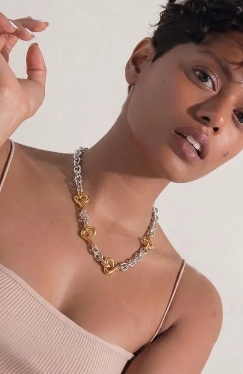YOJ Loff Mix Metal Maxi Neckalce