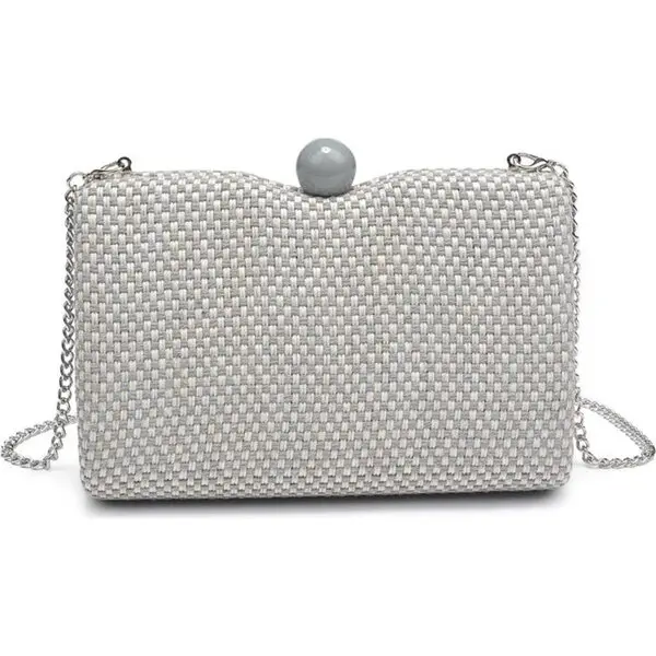 URBAN EXPRESSIONS Marissa Evening Bag With Detachable Chain Strap - Sage