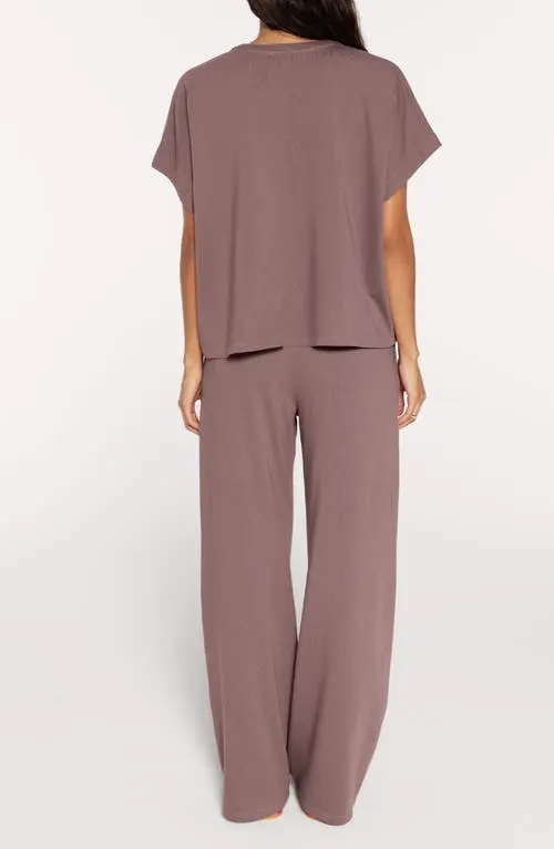 NUUDS Muscle T-shirt & Sweatpants Set - Cocoa
