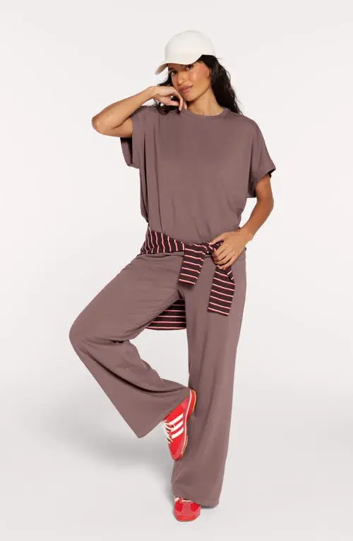 NUUDS Muscle T-shirt & Sweatpants Set - Cocoa