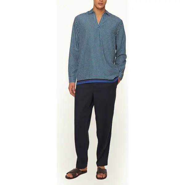 Orlebar Brown Alex Garment Dye Relaxed-fit Trousers
