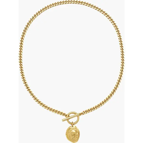 YOJ Eleni Mini Curb T-bar Necklace