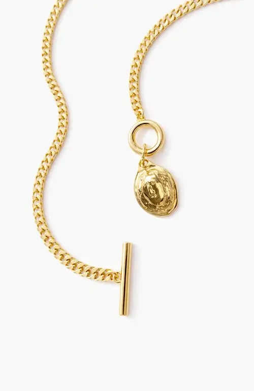 YOJ Eleni Mini Curb T-bar Necklace
