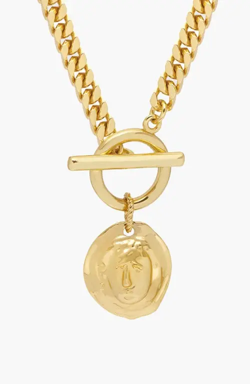 YOJ Eleni Mini Curb T-bar Necklace