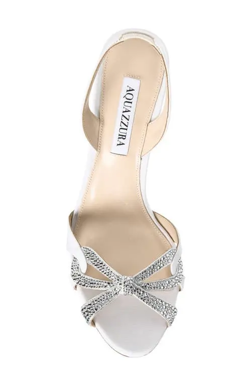 AQUAZZURA Ribbon Kiss Slingback Sandal