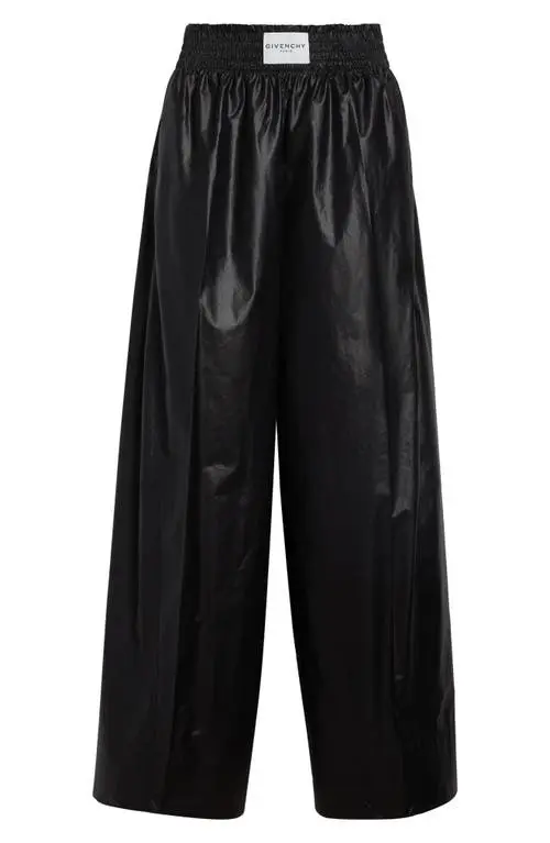 Givenchy Casual Wide Leg Cocoon Pants - Black