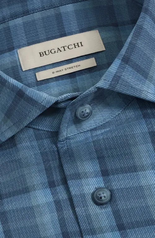 Bugatchi Devon Ooohcotton® Plaid Button-up Shirt - Slate