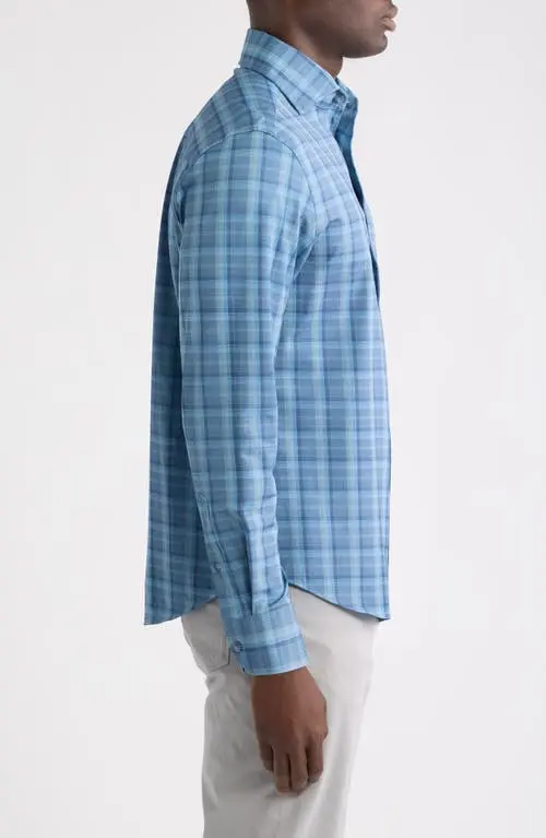 Bugatchi Devon Ooohcotton® Plaid Button-up Shirt - Slate