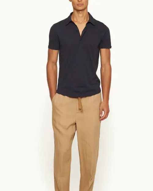 Orlebar Brown Sebastian Silk Tailored-fit Polo Shirt