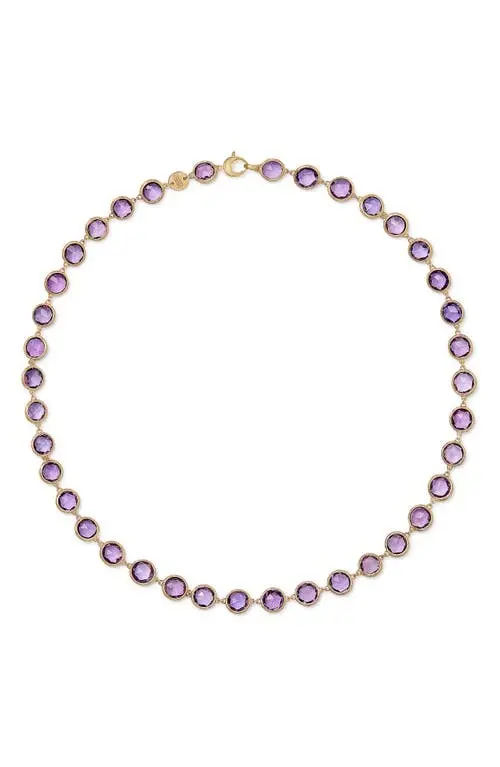 Marco Bicego Jaipur Color Amethyst Collar Necklace - Gold