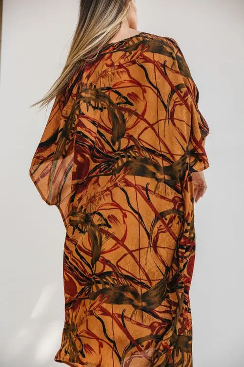 SUN CHILD Long Caftan Daisy