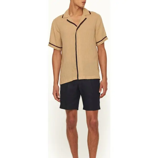 Orlebar Brown Maitan Lino Relaxed-fit Shirt