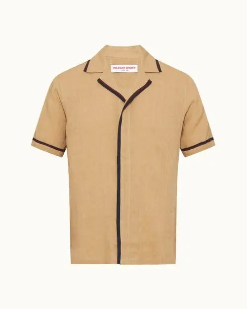 Orlebar Brown Maitan Lino Relaxed-fit Shirt