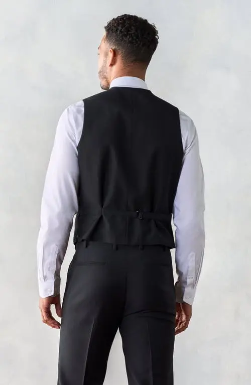 THE BLACK TUX Suit Vest - Black