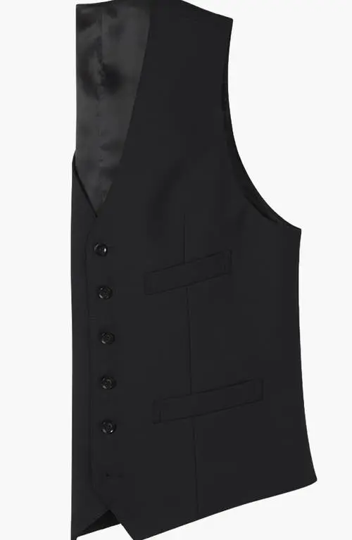 THE BLACK TUX Suit Vest - Black