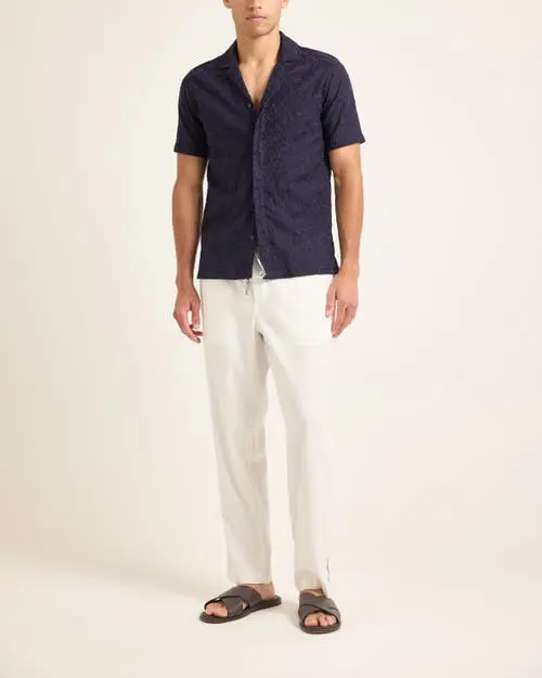 Orlebar Brown Maitan Broderie Relaxed-fit Shirt