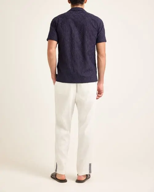 Orlebar Brown Maitan Broderie Relaxed-fit Shirt