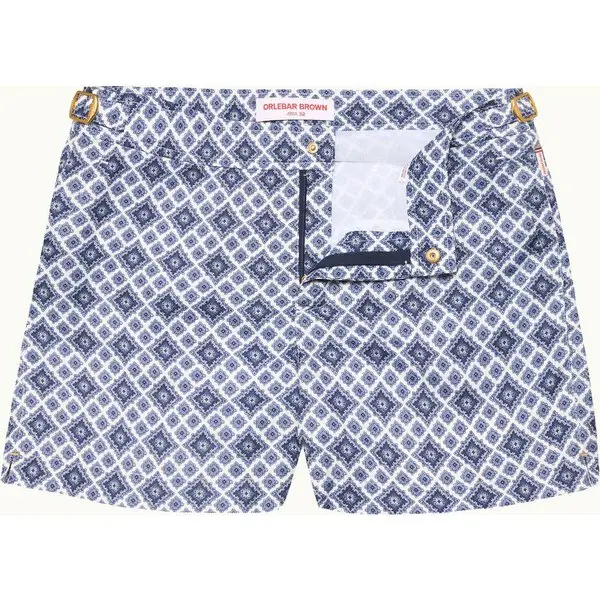 Orlebar Brown Setter Recycled-polyester Tailored-fit Swim Shorts - White Sand