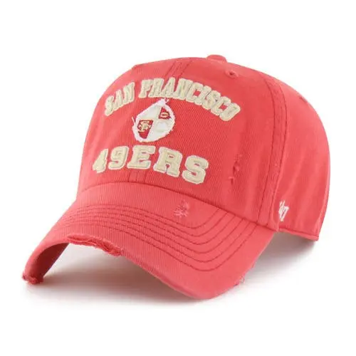 '47 47 San Francisco 49ers Seymoore Clean Up Adjustable Hat - Red