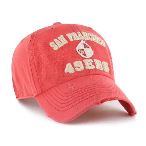 '47 47 San Francisco 49ers Seymoore Clean Up Adjustable Hat - Red