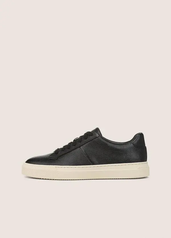 Vince Lomas Leather Sneaker - Black