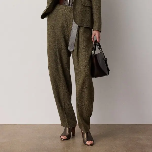 Ralph Lauren Harlo Broken-twill Pant - Cypress Multi