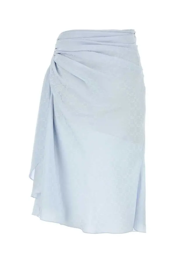 Givenchy Pastel Light Silk Skirt