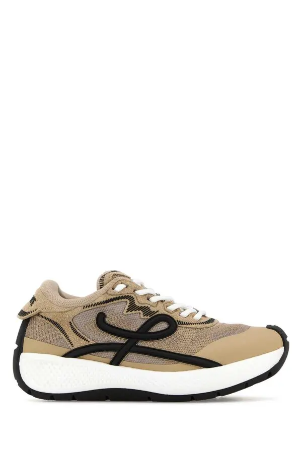 Loewe Beige Polo Sneakers - Brown