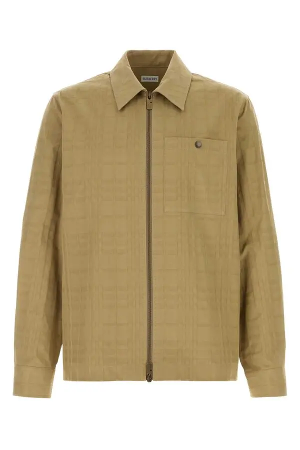 Burberry Beige Cotton Shirt - Brown