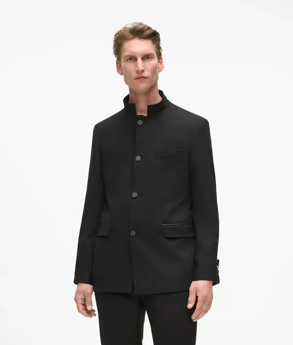 Karl Lagerfeld High-stand Collar Jacket