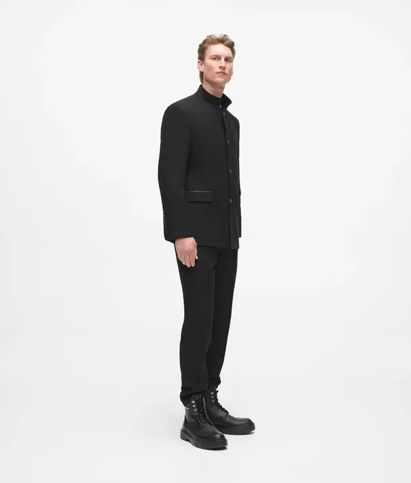 Karl Lagerfeld High-stand Collar Jacket