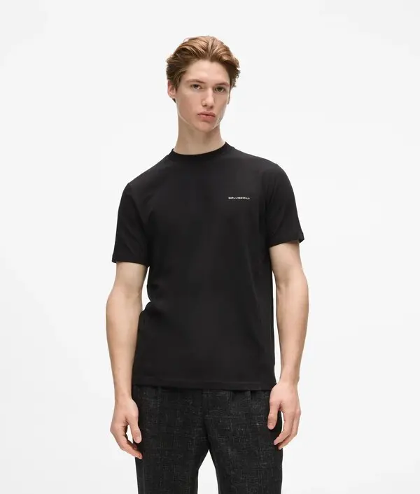 Karl Lagerfeld Metallic Logo T-shirt