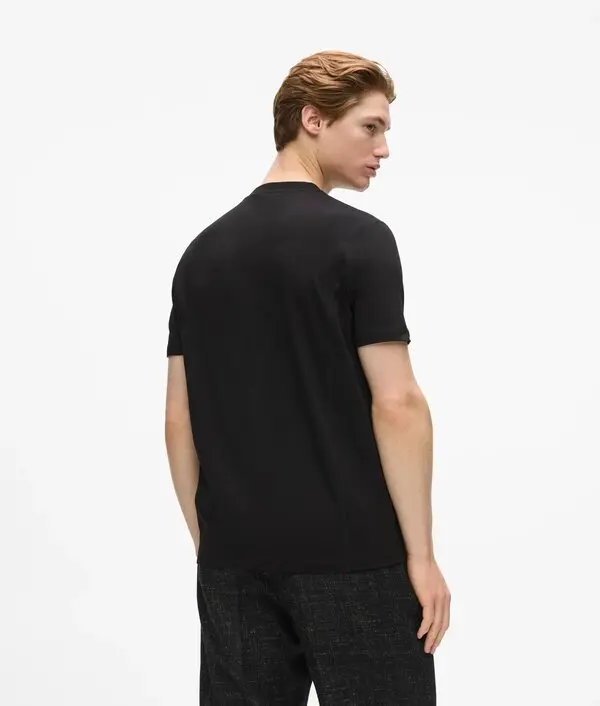 Karl Lagerfeld Metallic Logo T-shirt