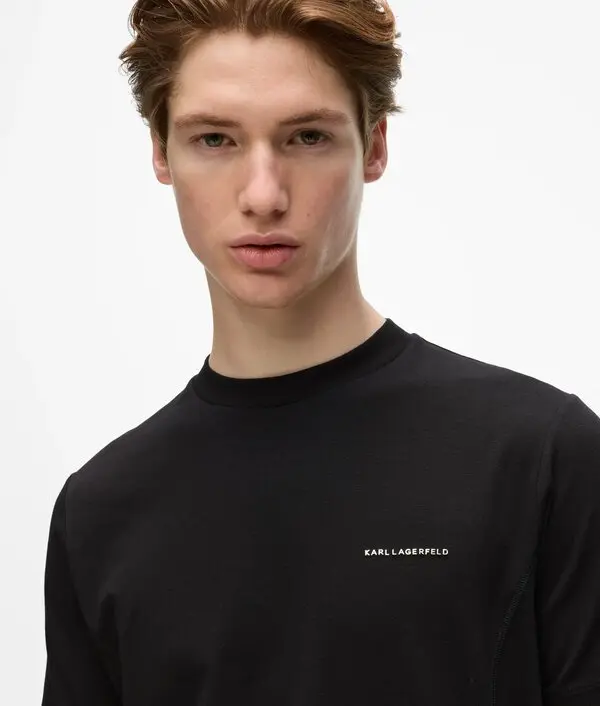 Karl Lagerfeld Metallic Logo T-shirt