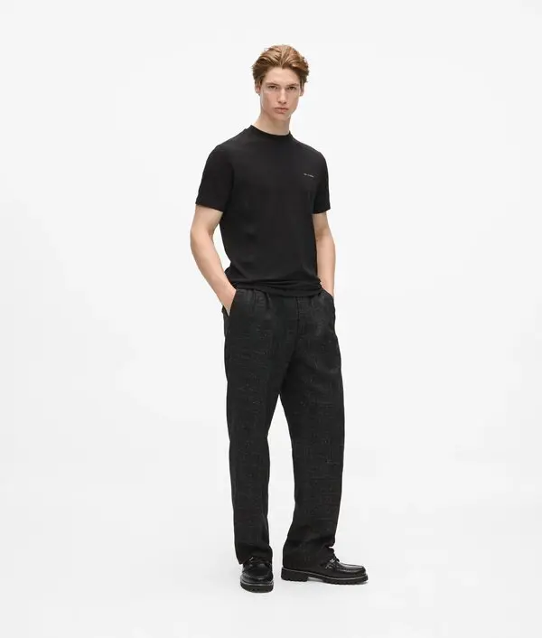 Karl Lagerfeld Metallic Logo T-shirt