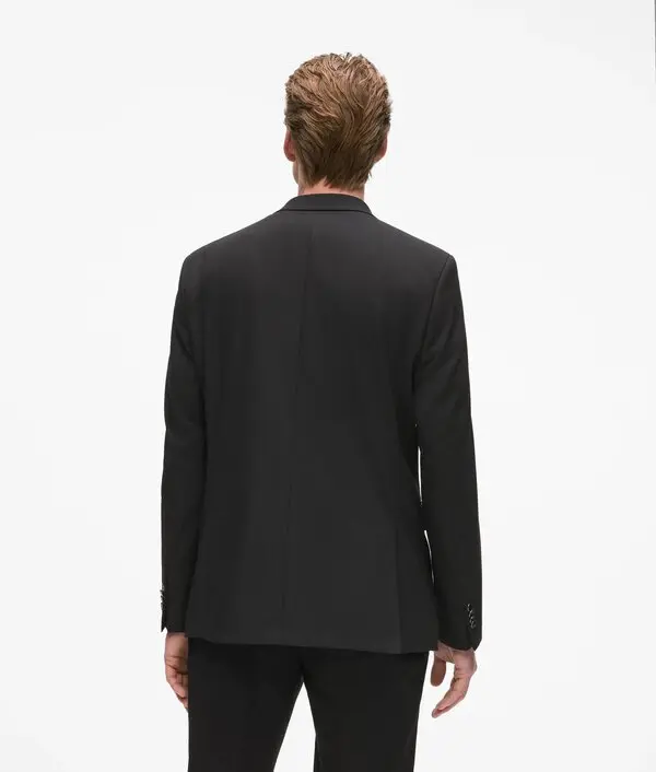 Karl Lagerfeld Slim-fit Monogram Pin Suit Jacket