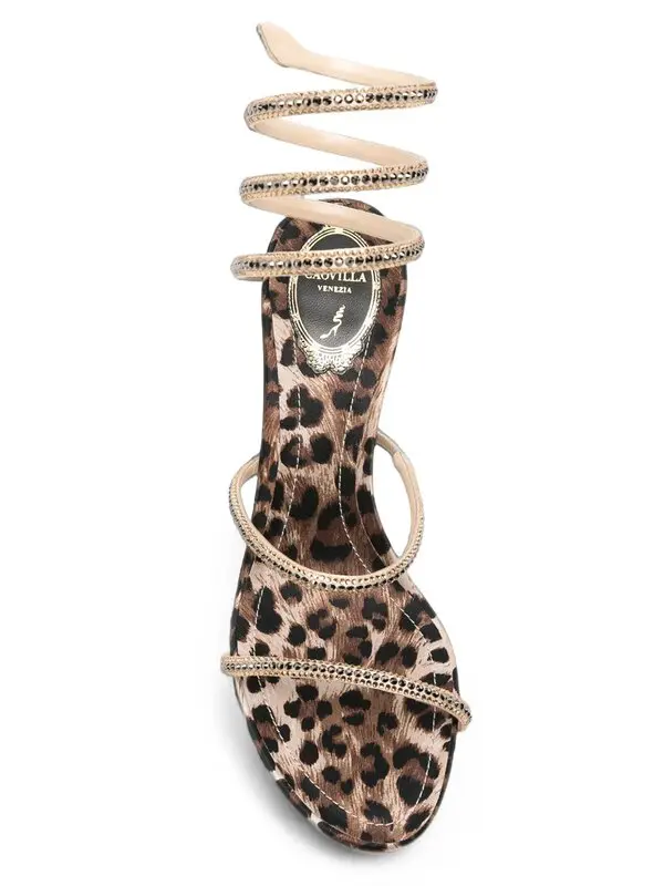 Rene Caovilla Sandali Cleo Animalier 80