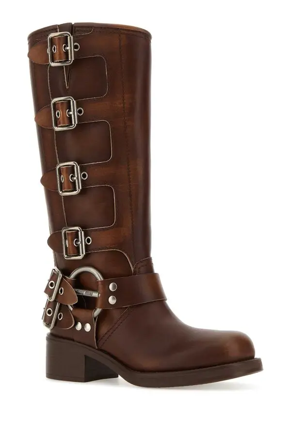 Miu Miu Leather Boots