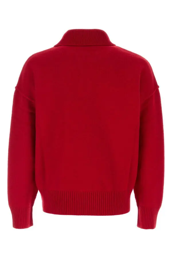 AMI Paris Wool Polo Shirt