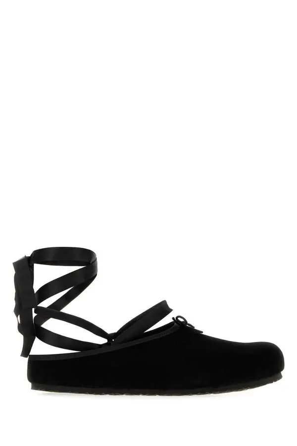BIRKENSTOCK X REPETTO Suede Repetto Opera Slippers - Black