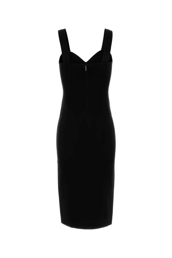 Max Mara Stretch Viscose Blend Teak Dress