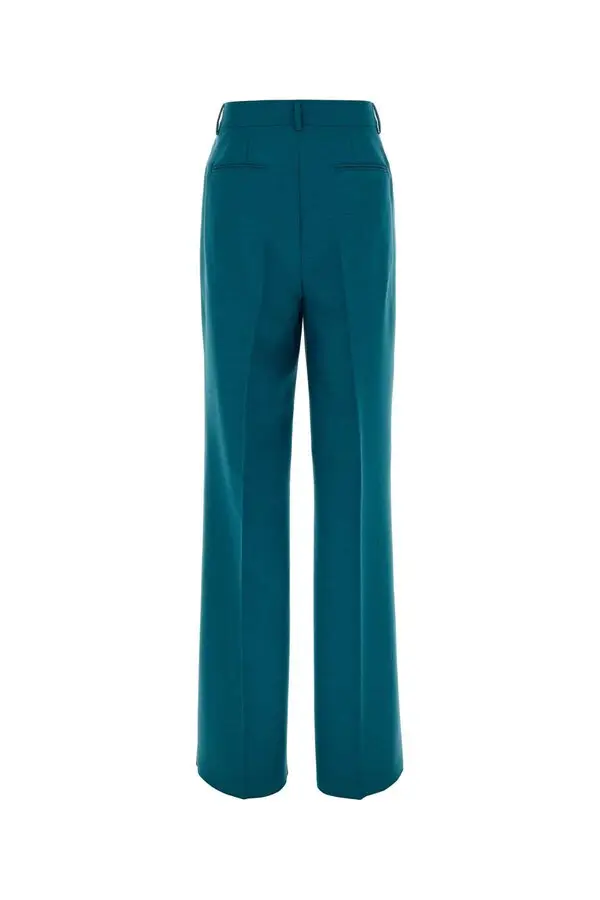 Max Mara Petrol Wool Blend Talco Pant