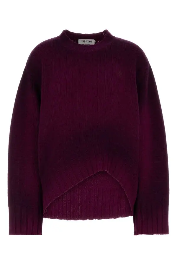 Attico Tyrian Wool Blend Oversize Sweater