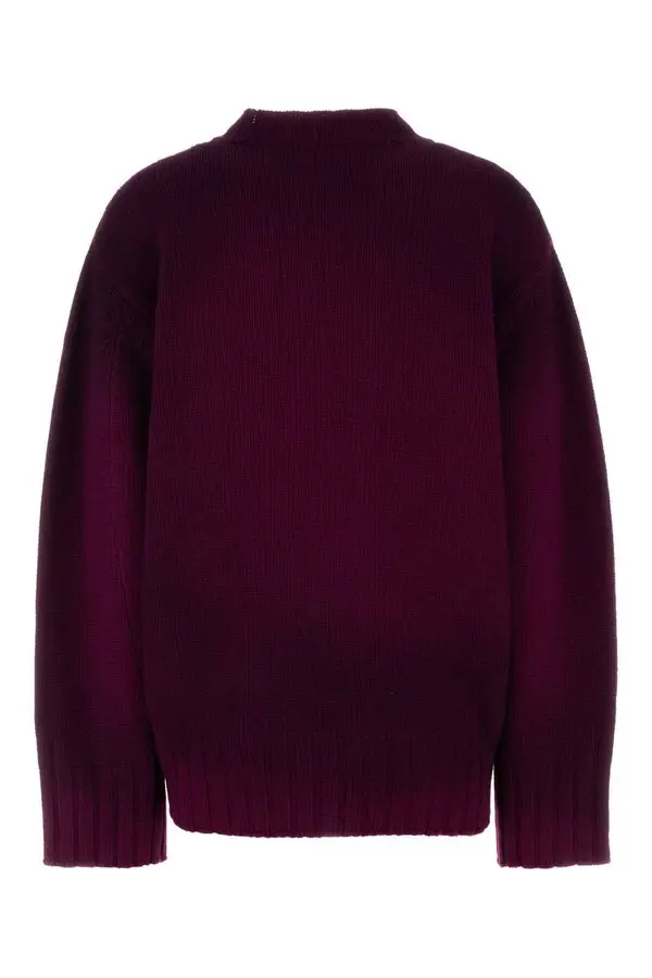 Attico Tyrian Wool Blend Oversize Sweater